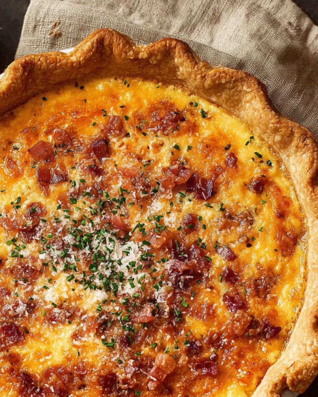 Bacon and Cheese Quiche